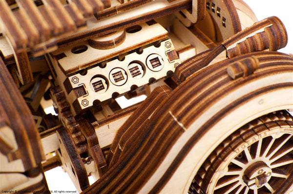 Roadster - build your own moving model by UGears | Ugears.Online