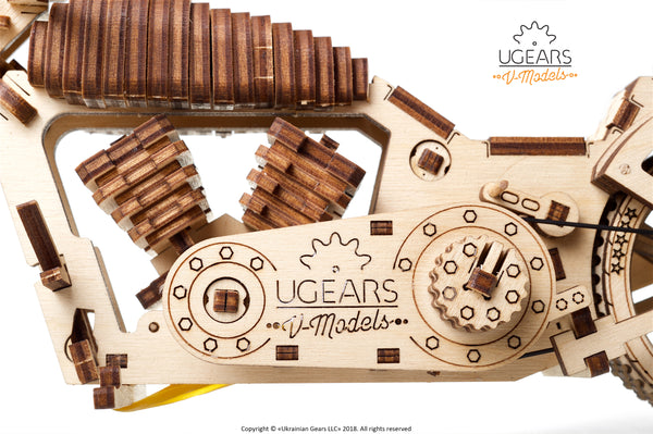 Bike - build your own moving model by UGears | Ugears.Online