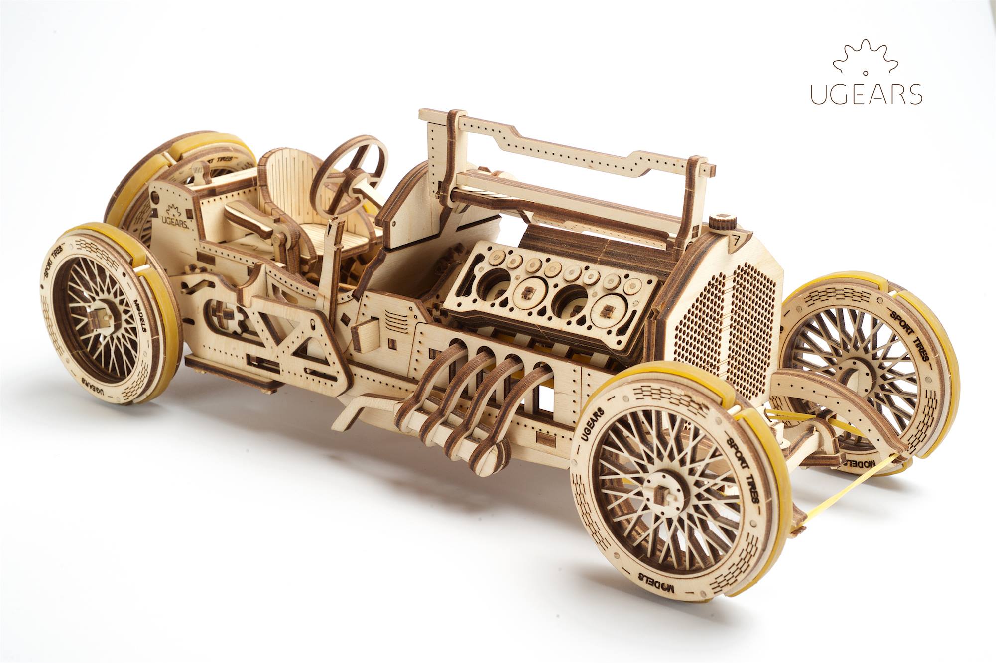 U-9 Grand Prix Car - build your own moving model by UGears | UGEARS ...