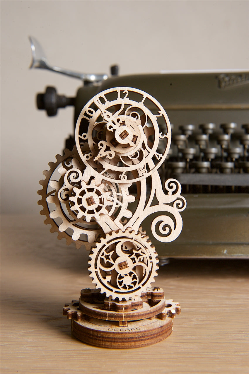 Steampunk Clock - mechanical model kit by UGears | UGEARS Mechanical Models