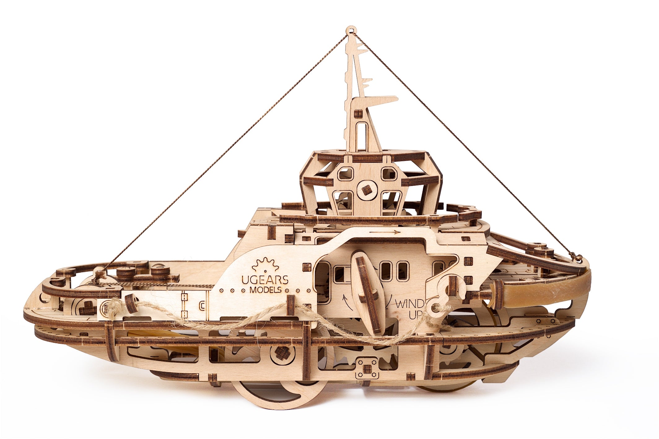 ⚓ UGears Tugboat – Build Your Own Moving Mechanical Model | Ugears.Online