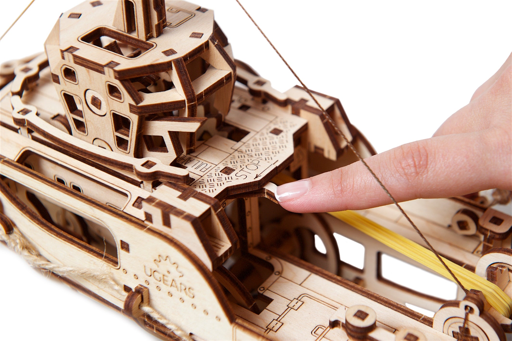 ⚓ UGears Tugboat – Build Your Own Moving Mechanical Model | Ugears.Online